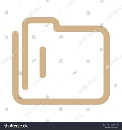 File Folder Icon Vector Graphic Illustration Stock Vector Royalty Free Shutterstock