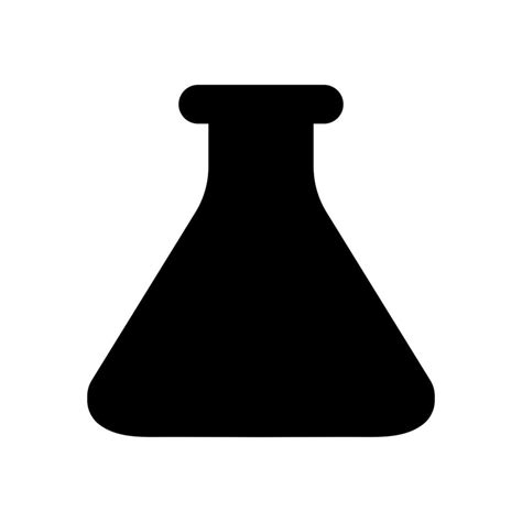 Laboratory Flask Sign Test Tube Vector Icon Flat Style Vector Art At Vecteezy
