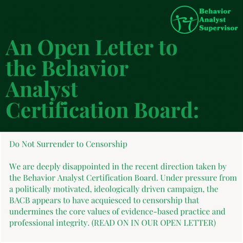 Behavior Analyst Supervisor