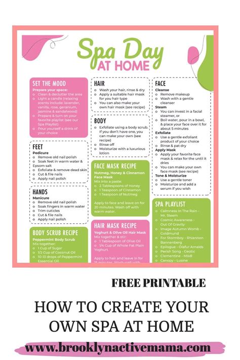 How To Create Your Own Spa At Home Spa Day At Home Spa Day Diy Spa Day