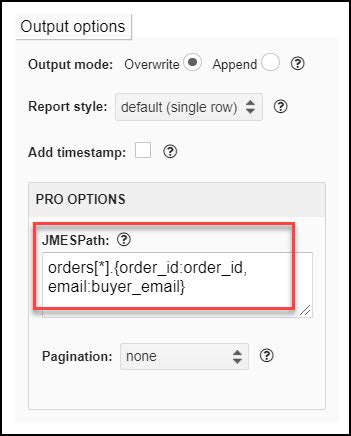 Filter For Specific Fields And Values JMESPath API Connector