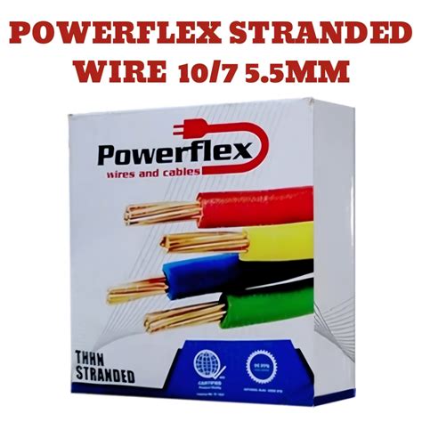Stranded Wire 10 5 5mm Thhn Wire Black White Red Yellow Green Blue All Available Shopee