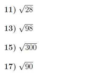 Simplifying Square Roots Worksheet With Answers Teaching Resources