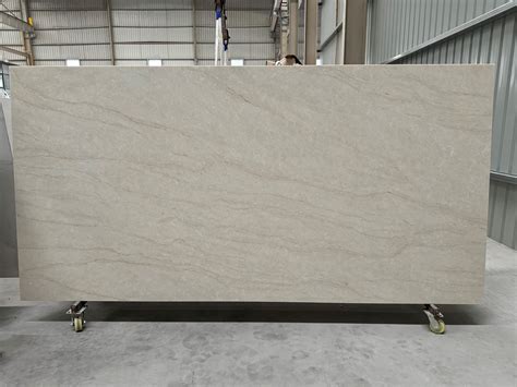 Modern Taj Mahal Quartz Slabs For Kitchen And Hotel Applications High