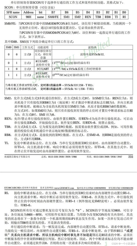 51单片机串行通信（uart）sbuf寄存器怎么存字符串 Csdn博客