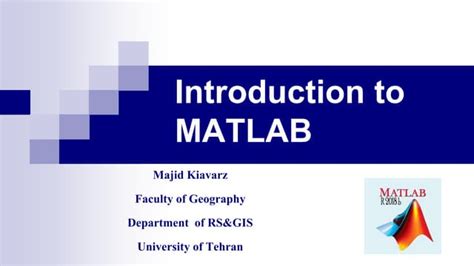 Matlabintroduction Rsandgis Training Geomatics Ppt
