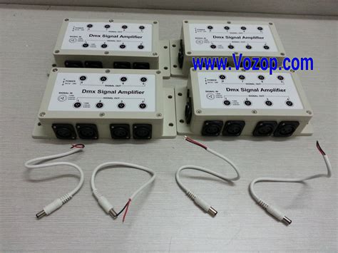 Dmx Splitter 1 In 8 Out Led Dmx Signal Amplifier Booster Led Strips Led Controllers Led