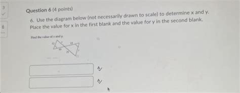 Solved Question 6 4 Points 6 Use The Diagram Below Not Chegg Com