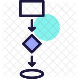 Data Flow Icon Download In Colored Outline Style