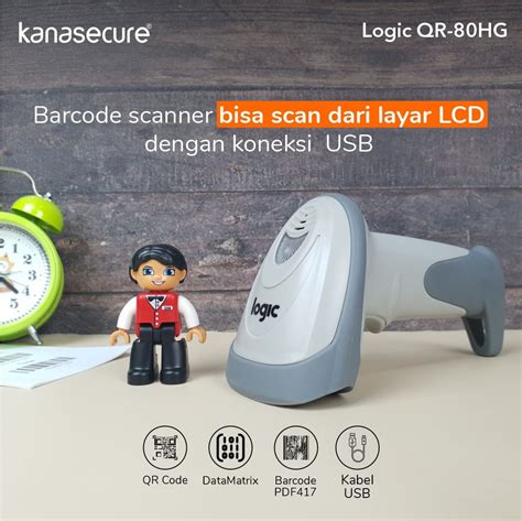 Barcode Scanner QR Code Logic QR HG Bisa QR Code Scan Layar LCD Lazada Indonesia