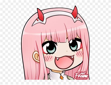 Zero Two Chibi☺ 🌸 Zero Two Chibi Sticker Hd Png Download561x577