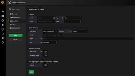 cannot create query variables · issue 16298 · grafana grafana · github