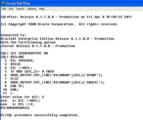 contoh program pl sql hellmie s blog