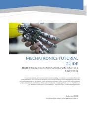 Mechatronics Tutorial V Pdf Mechatronics Tutorial Guide Introduction To Mechanical