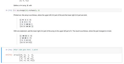 Solved Create The 5x5 Array D As Follows In 17 D