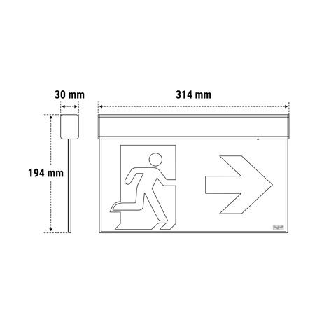 EXIT DF M CT SA LF Exit Signs