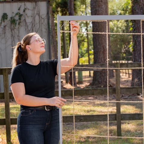 Metal Frame String Trellis Vego Garden