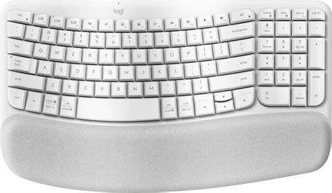 Logitech Ergo Series Wave Keys Wireless Ergonomic Keyboard Off White LWT