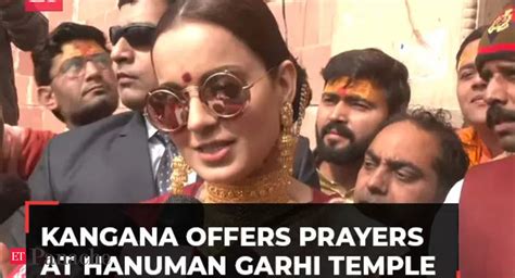 Kangana Ranaut Ayodhya Kangana Ranaut Cleans Premises Of Hanuman