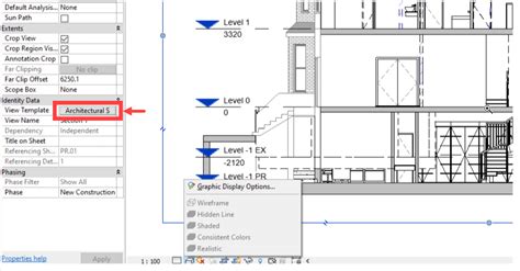 solved detail level visual style for horizontal section print