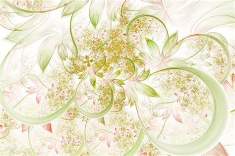 추상적인 컴퓨터 생성 식물 프랙탈 디자인 타블렛 배경 바탕 화면 배경 무늬 또는 독창적인 커버 디자인에 대 한 디지털 작품 곡선에 대한 스톡 사진 및 기타 이미지 Istock