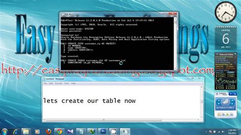 Oracle 1 Create An Object Type And Table With Oracle Youtube