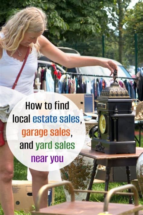 How To Find Estate Sales Garage Sales And Yard Sales Near You In 2025