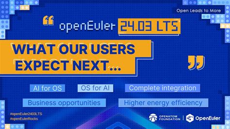 Openeuler2403lts What Our Users Expect Next Youtube