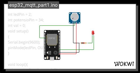 praktikum 6 1 wokwi esp32 stm32 arduino simulator