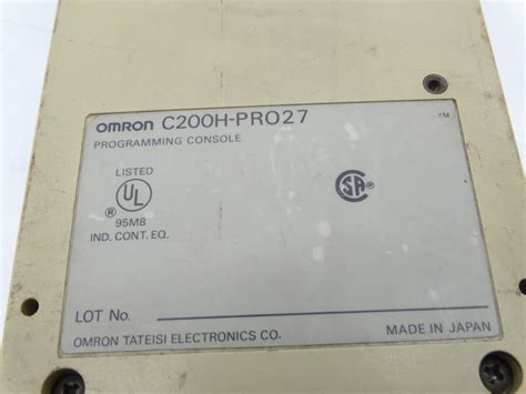 Omron C200h Pro27 Hmi