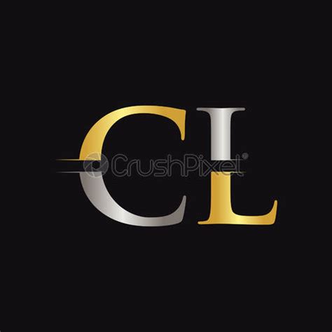 Initial Cl Letter Logo With Creative Modern Business Typography Vector