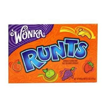 Wonka Runts Fruity Flavor Candy 5 Oz Box