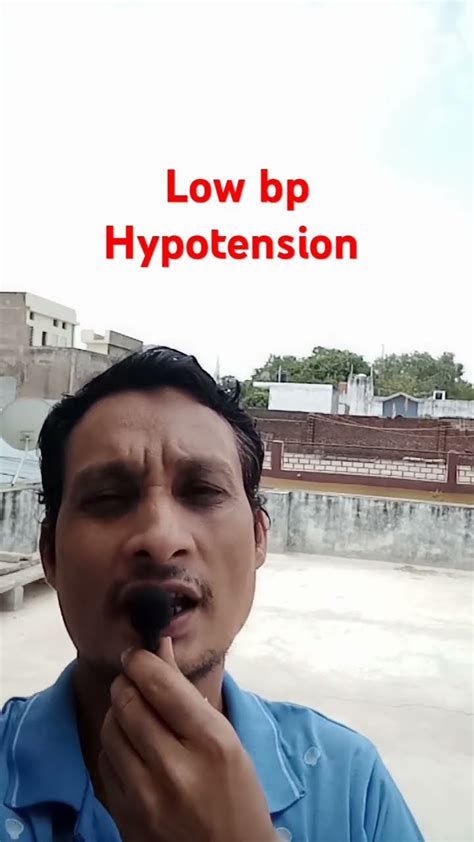 Low Bp Hypotension ️ ️ ️healingtips Personalcare Youtube