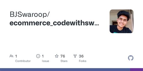 Github Bjswaroopecommercecodewithswaroop