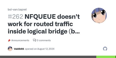 nfqueue doesn t work for routed traffic inside logical bridge br lan