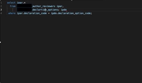 go to declaration sql query oracle forums