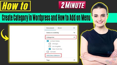 How To Create Category And Add On Wordpress Menu 2025 Youtube