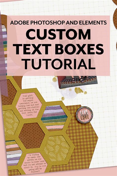 Create Custom Shape Text Boxes Tutorial From Scrapping With Liz J Conlon And Sons