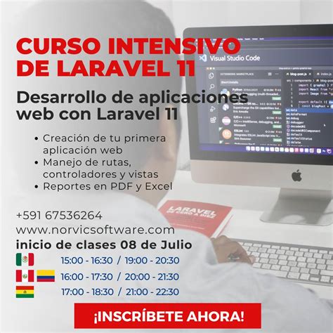 norvic software curso desarrollo web con laravel 11 para