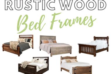 Rustic Live Edge Bedroom Furniture Countryside Amish Furniture