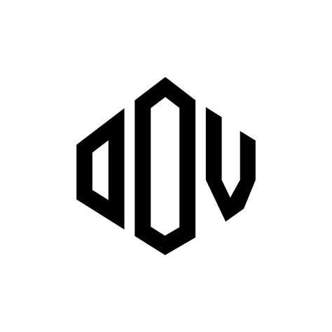 oov letter logo design with polygon shape oov polygon and cube shape