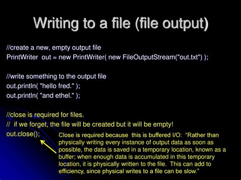 File Io Input And Output Ppt Download