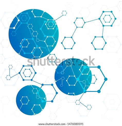 Molecular Structure Molecular Structural Coding Illustration Stock Illustration 1476080591