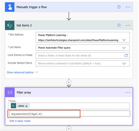 Power Automate Filter Array With Examples SharePoint Microsoft Power Platform Tutorials