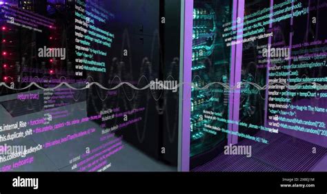 Image Of Layers Of Data Processing On Interface Screens Over Computer
