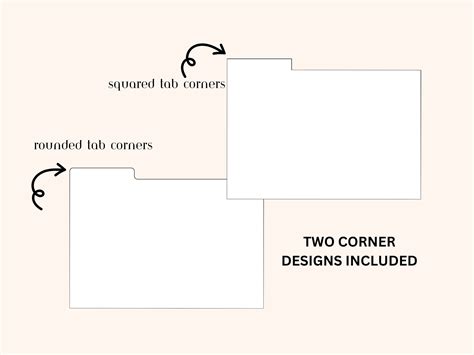 3 X 5 Index Card Divider Template Index Card Tab SVG Recipe Card Organization Flash Card