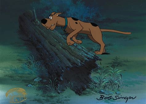 Bob Singer Scooby Doo Zombie Island Cel On Background W Drawing