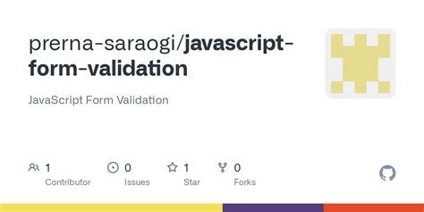 Github Prerna Saraogijavascript Form Validation Javascript Form