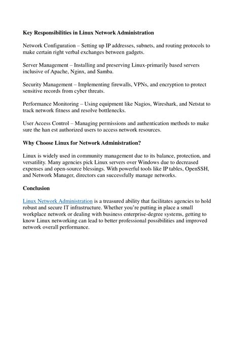 Ppt Linux Network Administration Powerpoint Presentation Free Download Id13972892