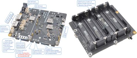 Suptronics Raspberry Pi 5 Ups Hat X1202 V1 1 Takes Four 18650 Batteries Delivering Up To 25w